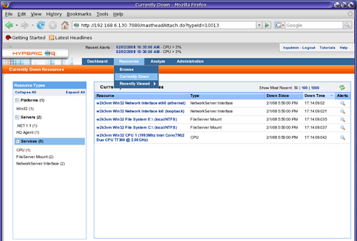 Hyperic HQ 3.2 new features